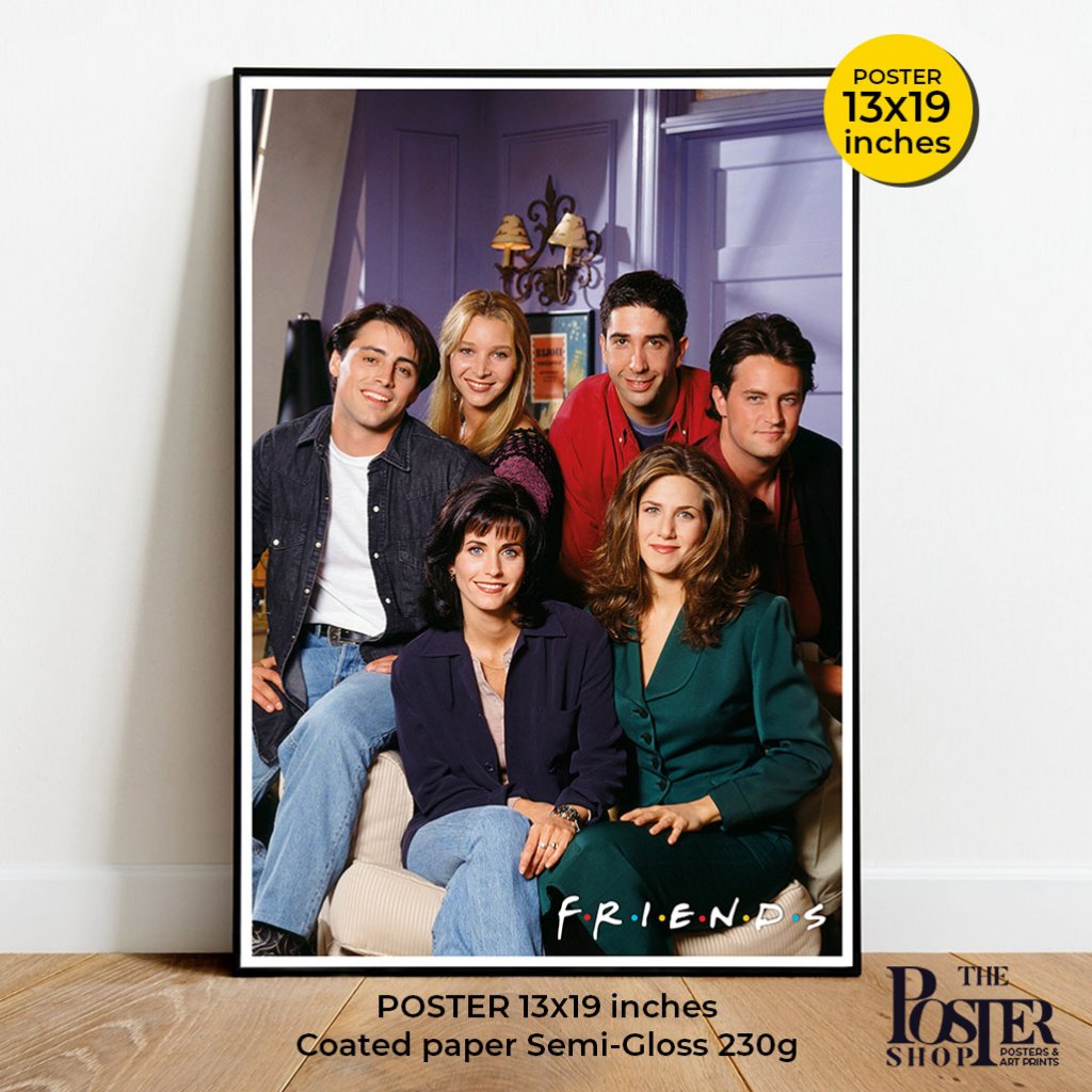 Friends Poster ซิทคอมระดับตำนานของอเมริกา ภาพขนาด 13x19 นิ้ว | Shopee ...