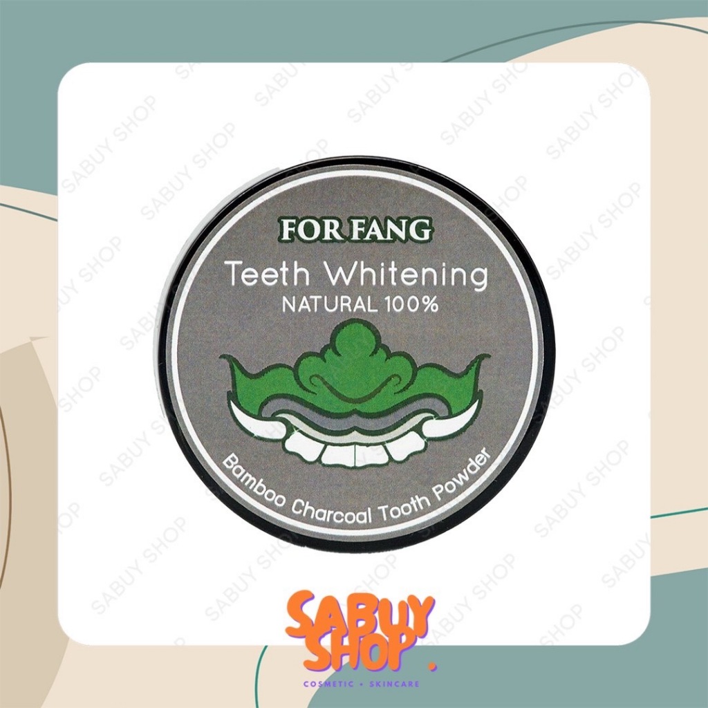 (5g.x1ชิ้น) For Fang Tooth Powder ฟ.ฟาง ผงขัดฟันชาร์โคล | Shopee Thailand