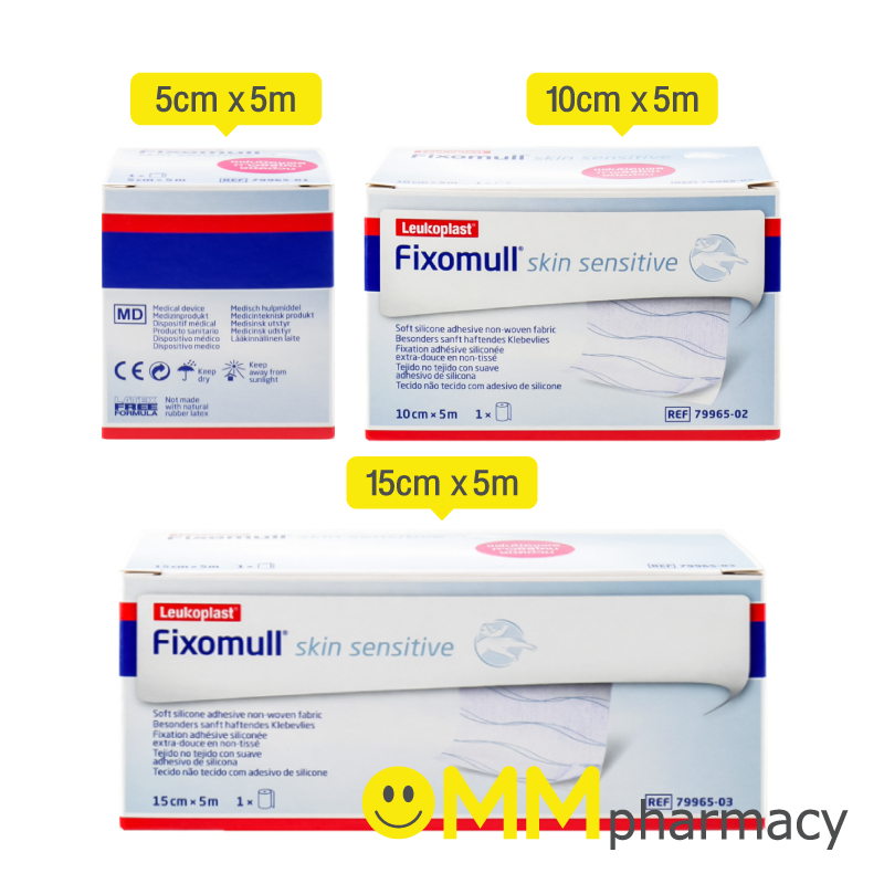 FIXOMULL แผ่นปิดแผลกาวซิลิโคน 1ม้วน/กล่อง | Shopee Thailand