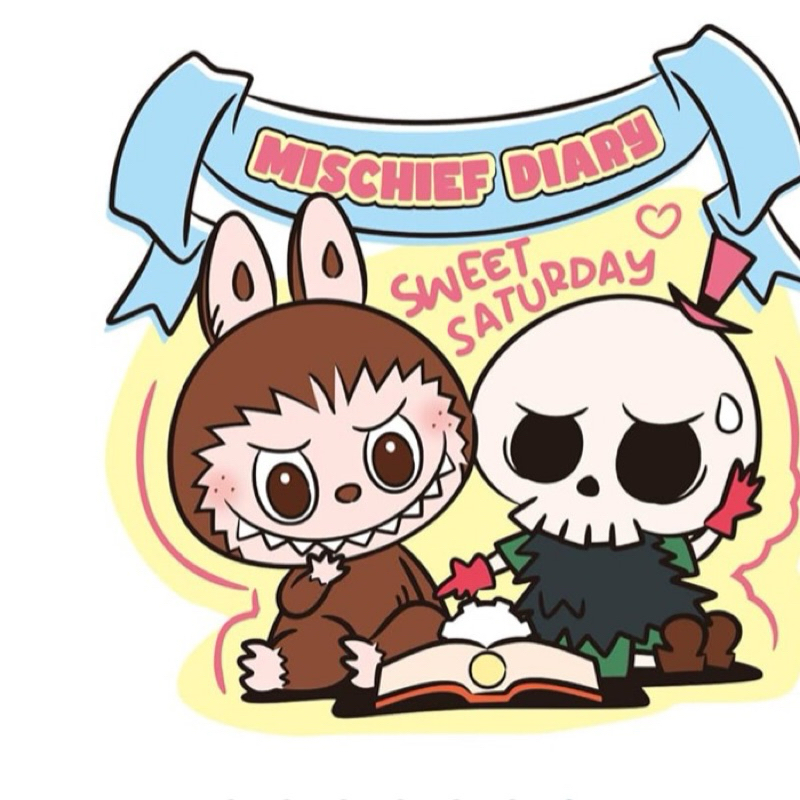 [พร้อมส่ง] POP Mart LABUBU Mischief Diary Series - Jelly Sticker สติกเก ...