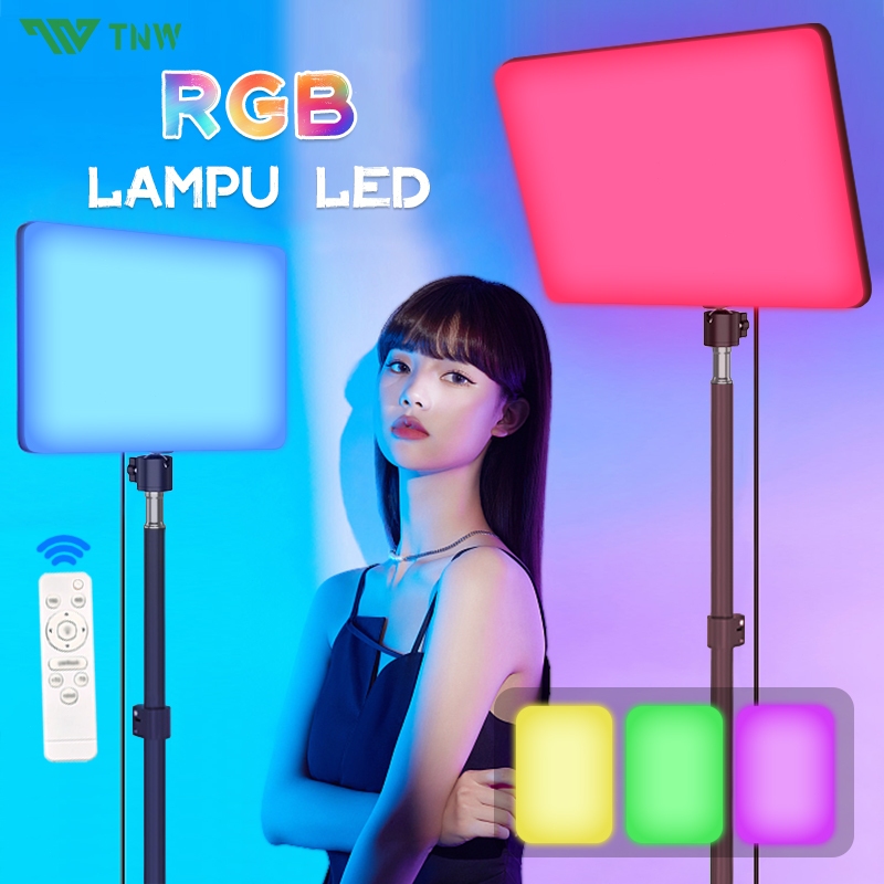 TNW 11 นิ้ว RGB Panel Light ไฟเปลี่ยนสีได้ RGB8สี และโหมดกระพริบ ไฟถ่าย ...
