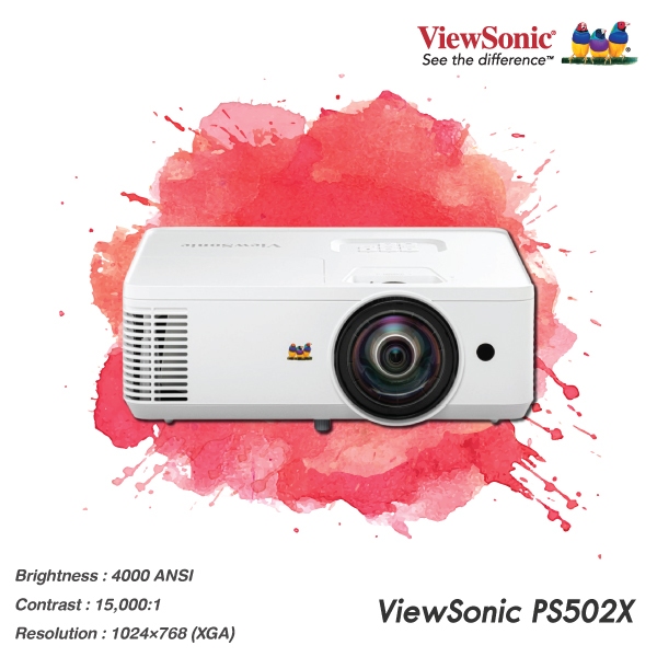 Projector Viewsonic PS502X__(XGA / 4000 ANSI Lumens) รับประกันเครื่อง 3 ...