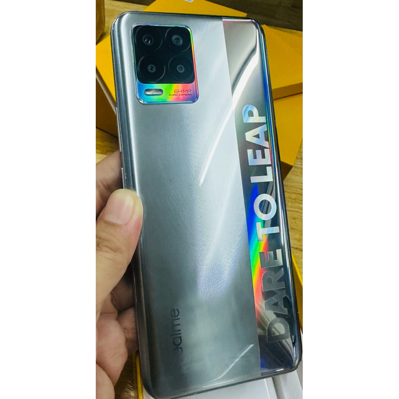 Realme 8 (Ram 8/Rom 128 GB) 4G เครื่องตัวโชว์ศูนย์ไทย สภาพดี รอยน้อยด้านหลัง กล่องแกะซีล อุปกรณ์ ...