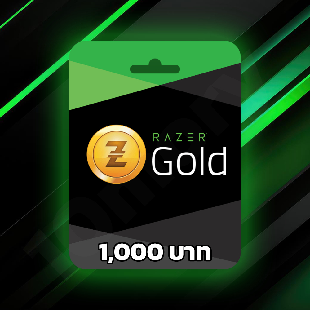 บัตร RAZER GOLD PIN TH 1000บาท | Shopee Thailand