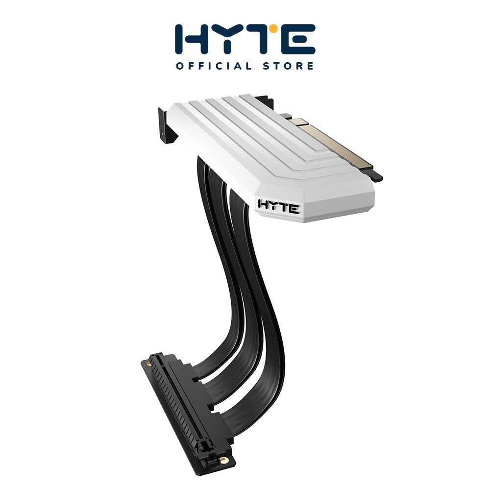 [HYTE Official Store] HYTE PCI-E 4.0 x16 RISER WHITE (Riser card / สาย ...