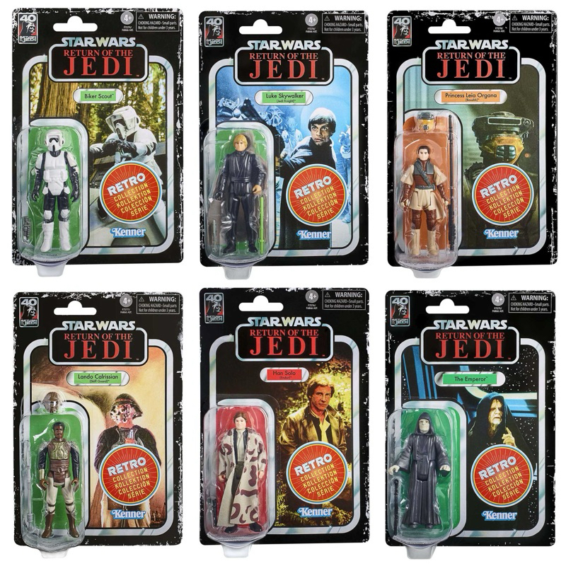 Hasbro Star Wars Retro Collection Return of the Jedi Wave | Shopee Thailand