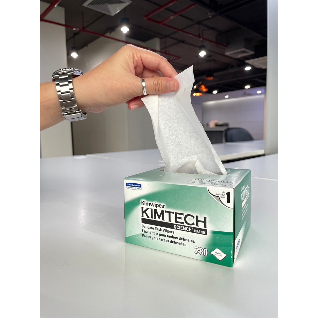 กระดาษทิชชู่ทำความสะอาดสายไฟเบอร์Kimwipes | Shopee Thailand