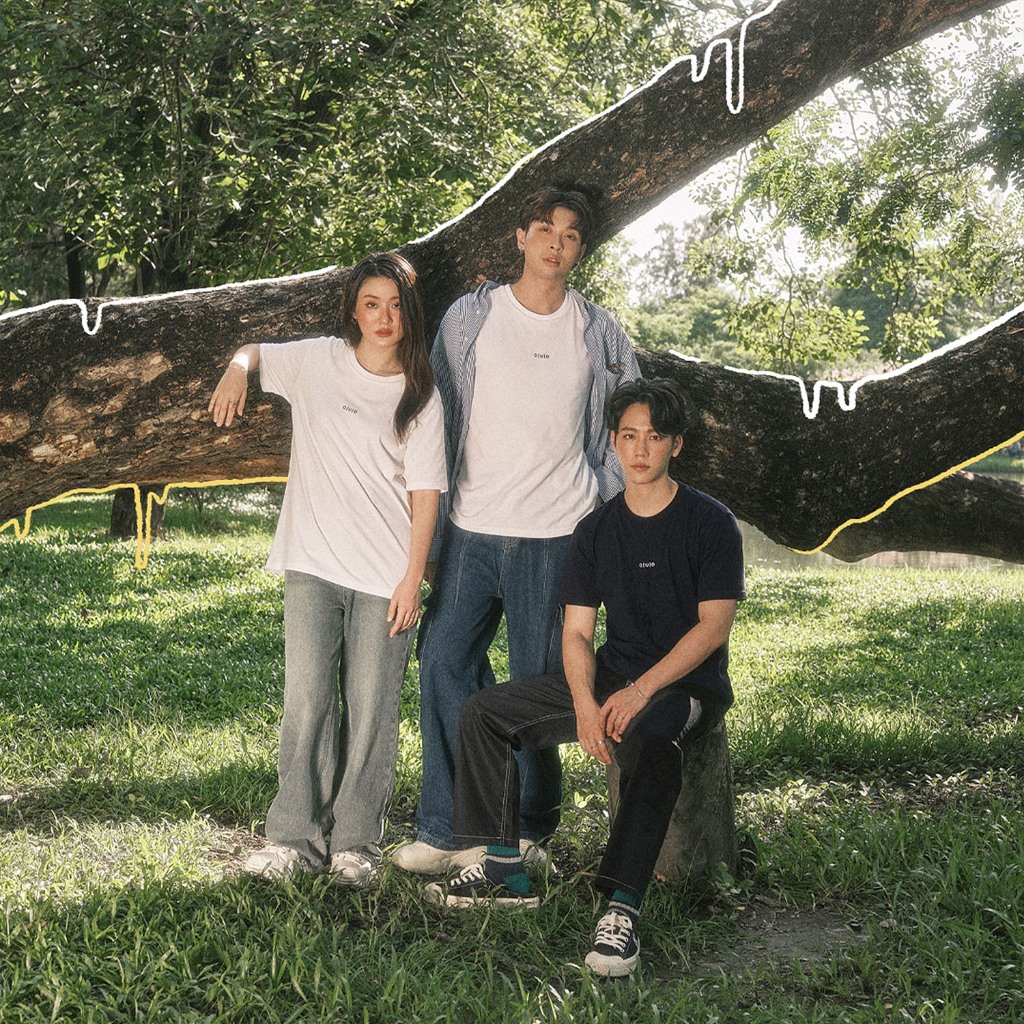 เสื้อยืดแขนสั้นคอกลมสกรีนโลโก้ olulo (olulo Regular T-shirt - olulo ...