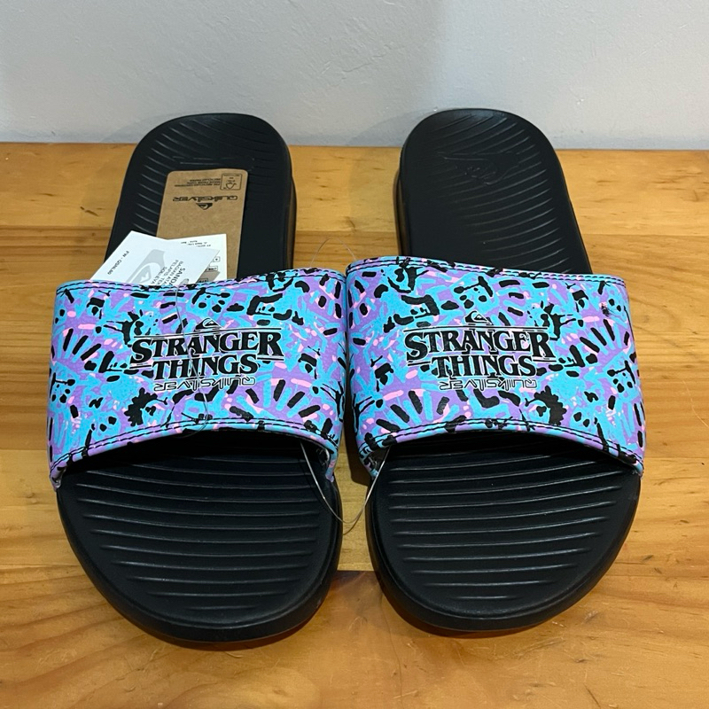 รองเท้าแตะ Quiksilver X Stranger Things แท้ มือ 1 พร้อมส่ง | Shopee ...