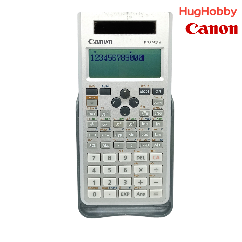 [มือ2] เครื่องคิดเลขวิทยาศาสตร์ Canon F-789SGA พร้อมเคสของเดิม ใช้งาน ...