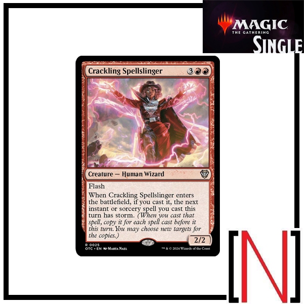 [MTG][Single][OTC] Crackling Spellslinger ระดับ Rare [ภาษาอังกฤษ ...