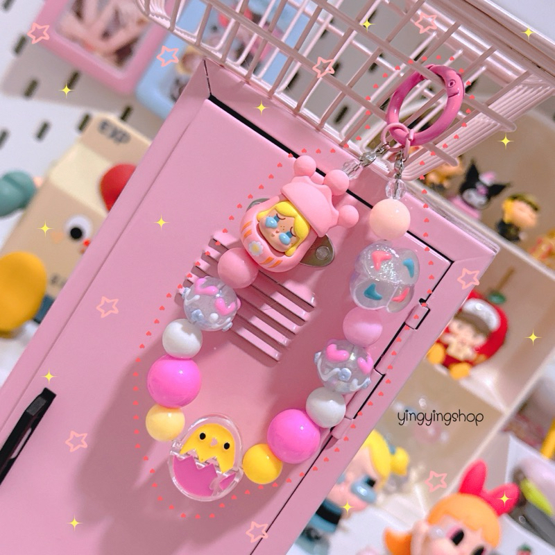 พวงกุญแจ pop bean cry baby labubu Dimoo skullpanda hacipupu sweet pean ...