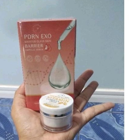 PDRM EXO BOOSTER GLASS SKIN BARRIER AMPOULE SERUM (แถมฟรี)ที่มี วิตามิน ...