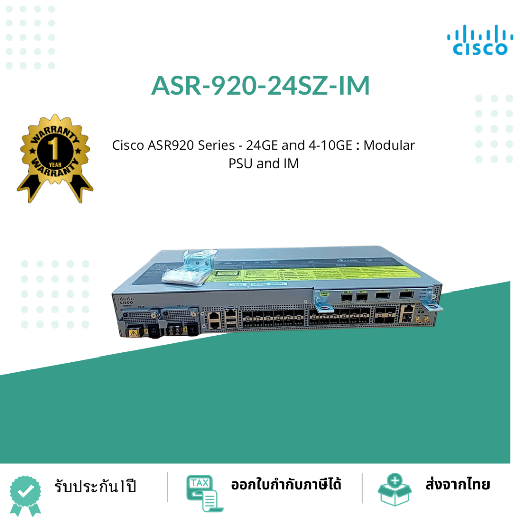 ASR-920-24SZ-IM Cisco ASR920 24 Port SFP Services Router | Shopee Thailand