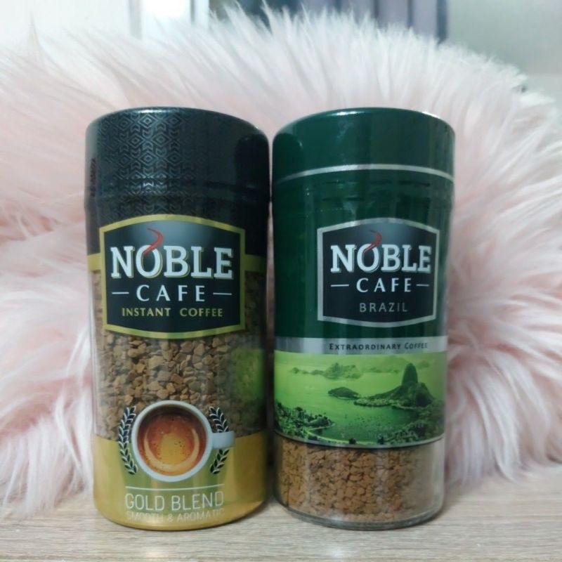 Noble cafe instant coffee brazil and gold 100g. | Shopee Thailand