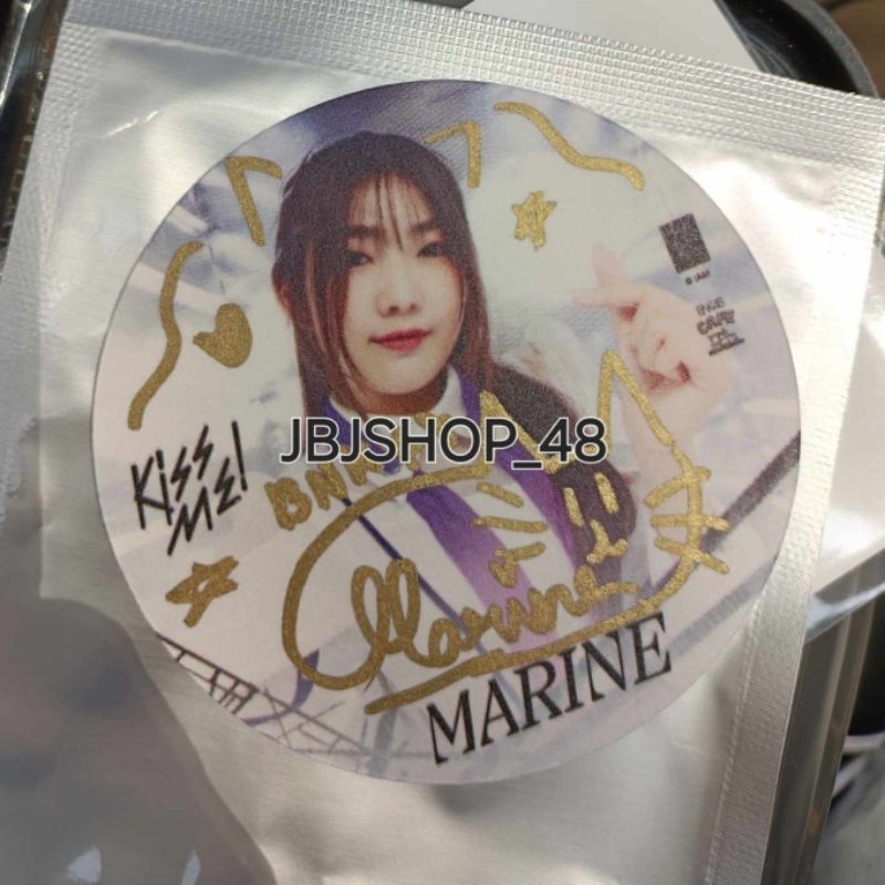 SSR SR Marine มารีน BNK48 ที่รองแก้ว Kiss Me BNK Cafe | Shopee Thailand
