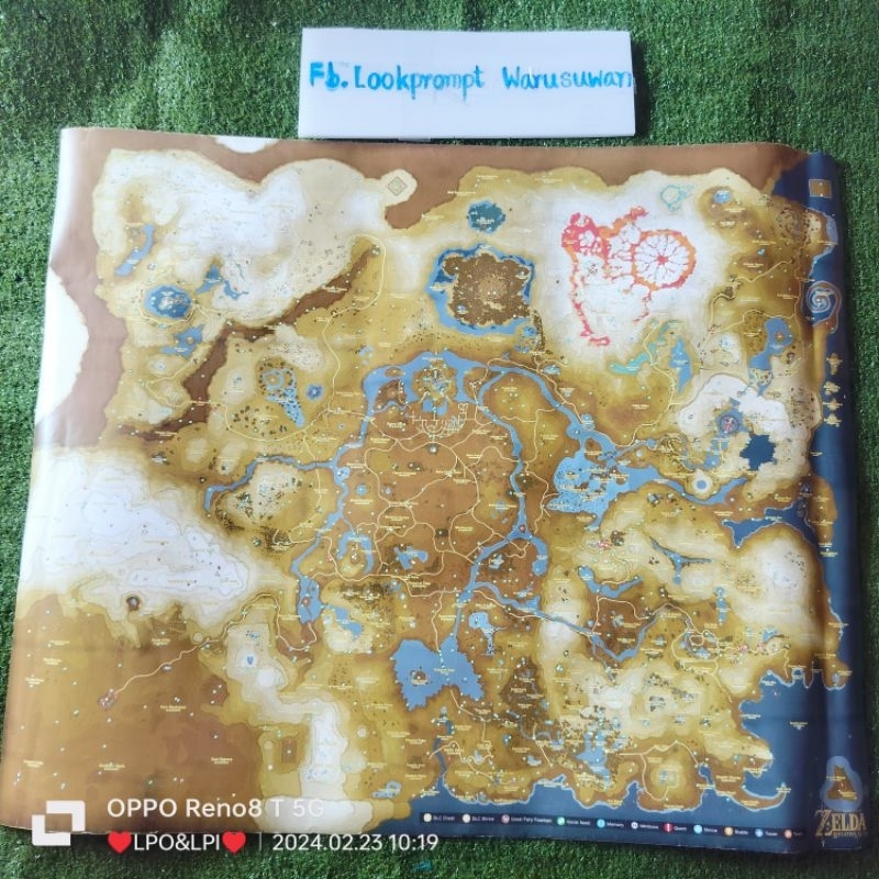 Zelda map แผนที่เซลด้า | Shopee Thailand