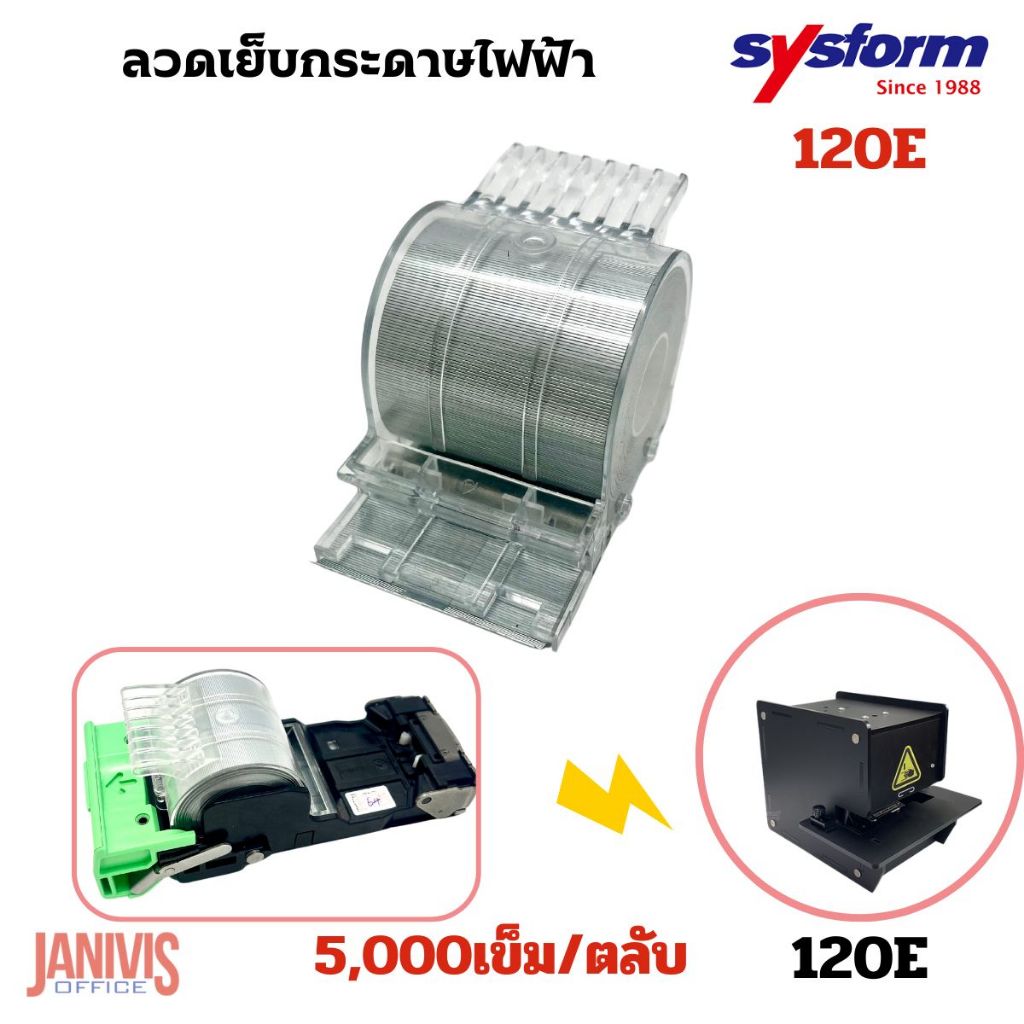 ลวดเย็บกระดาษไฟฟ้าSYSFORM 120E / MAX EH-110F | Shopee Thailand