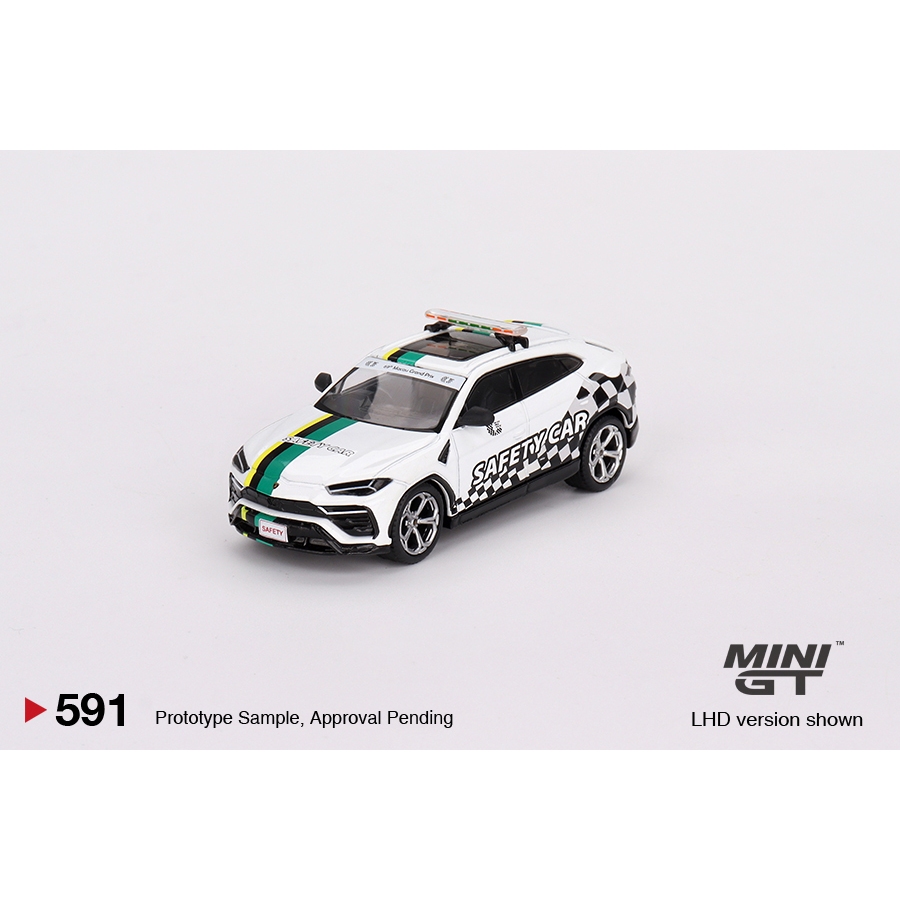 Mini GT No.591-MJ Lamborghini Urus 2022 Macau GP Official Safety Car ...