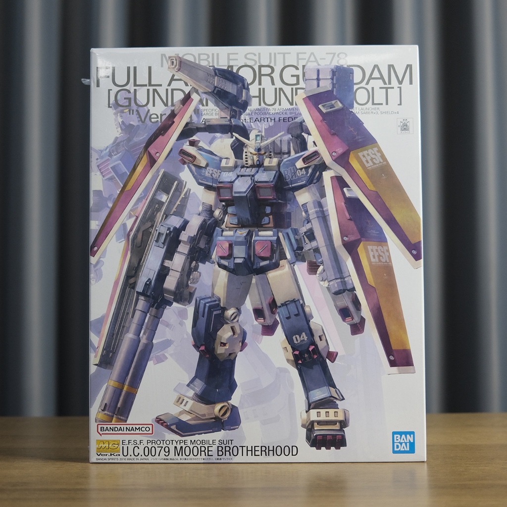 Bandai MG (Master Grade) FA-78 Full Armour Gundam Thunderbolt Ver.Ka ...