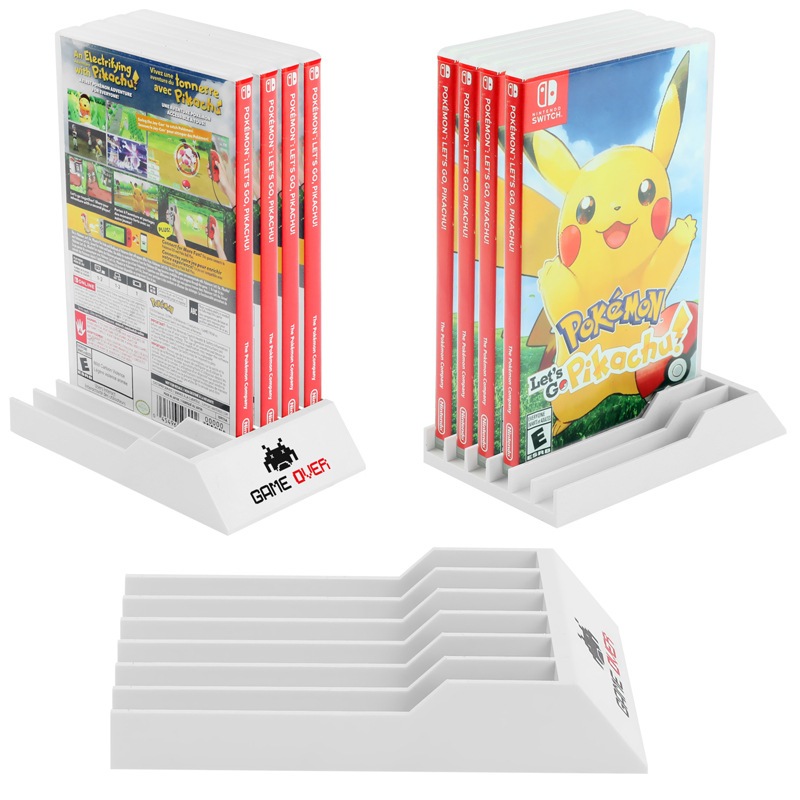 ชั้นวางแผ่นเกม อุปกรร์เสริมหรับ nintendo switch Cassette Box Storage ...