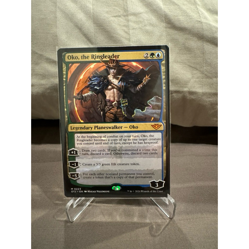 MTG Outlaws of Thunder Junction: Oko, the Ringleader | Shopee Thailand