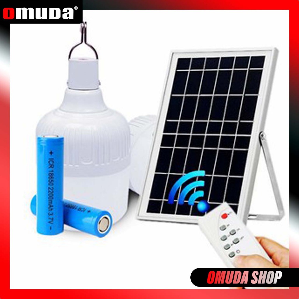 OMUDA_SHOP ไฟ Solar cell แผงโซล่าเซลล์และหลอดไฟ Led ขนาด 50W และ 60W หลอดไฟมีแบตเตอรี่ในตัว แยก ...