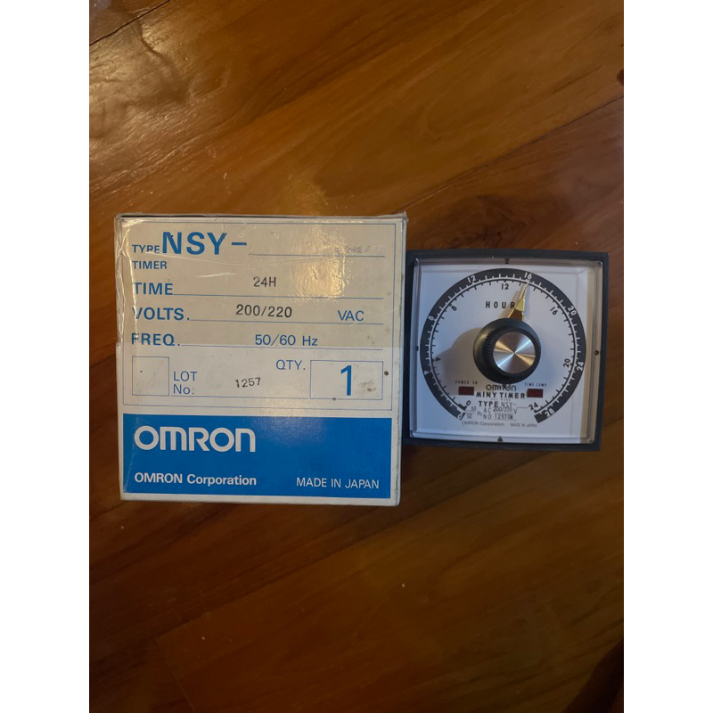 Omron NSY-24H Motor Driven Timer 24H 200/220VAC 50/60Hz | Shopee Thailand