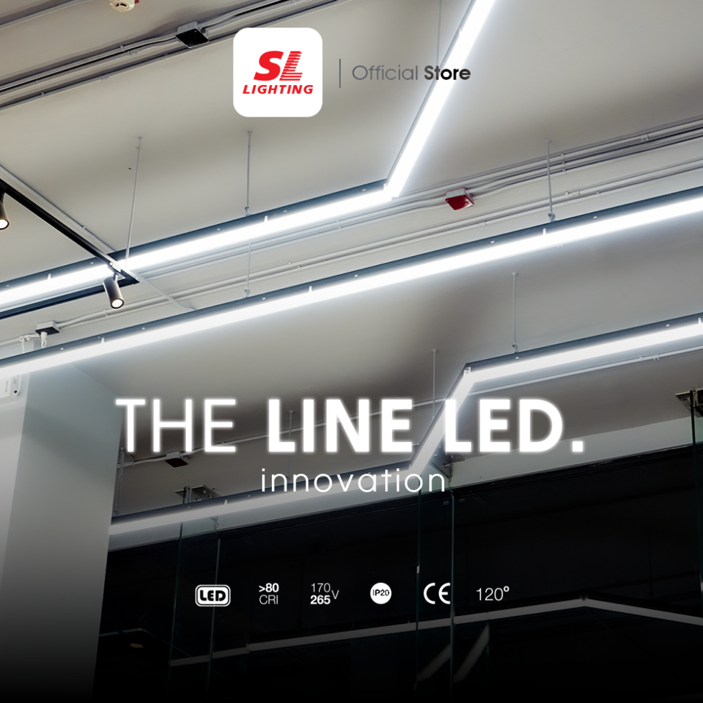 SL LIGHTING | THE LINE LED โคมไฟออฟฟิต ห้างสรรพสินค้า หรืออาคาร ดีไซน์ ...