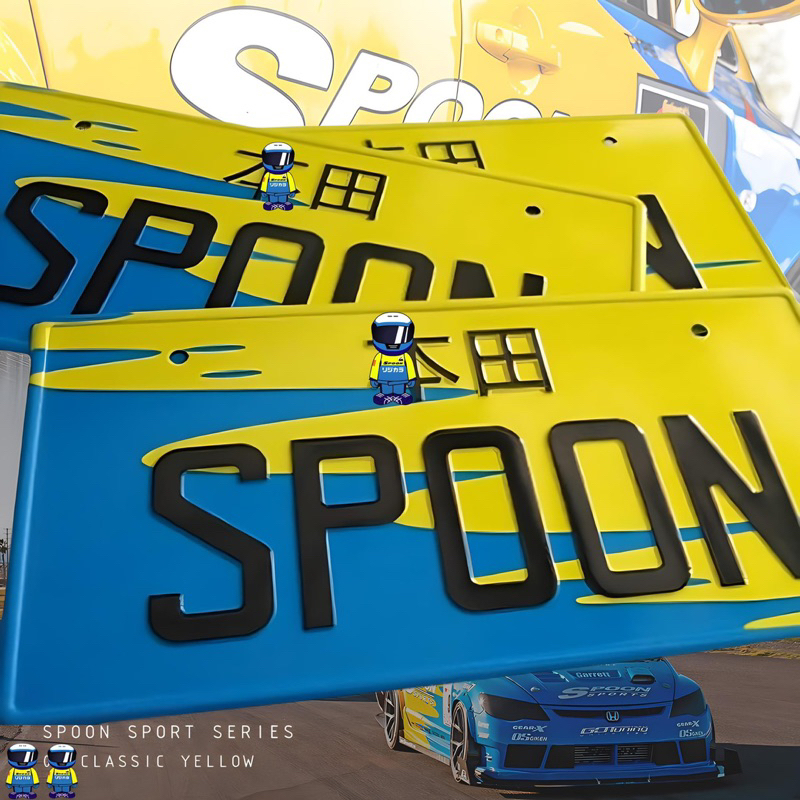 jdm spoon ป้ายทะเบียน ญี่ปุ่น ออกใหม่ ลาย spoon ใหม่ล่าสุด | Shopee ...
