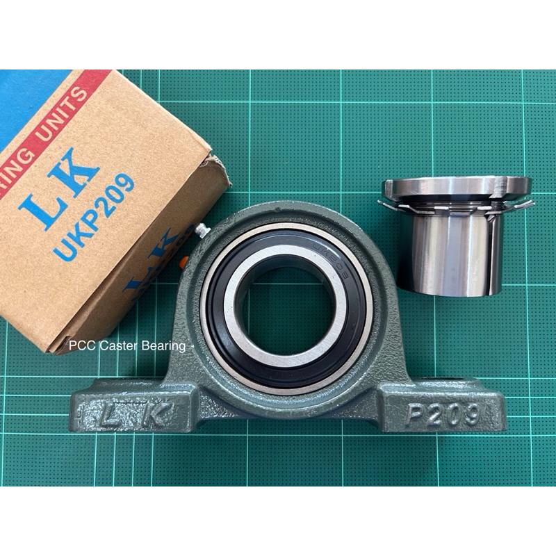 ลูกปืนตุ๊กตา UKP 209 รูเพลา 1.5 นิ้ว (1.5 inch) พร้อมสลีฟล๊อคเพลา ...