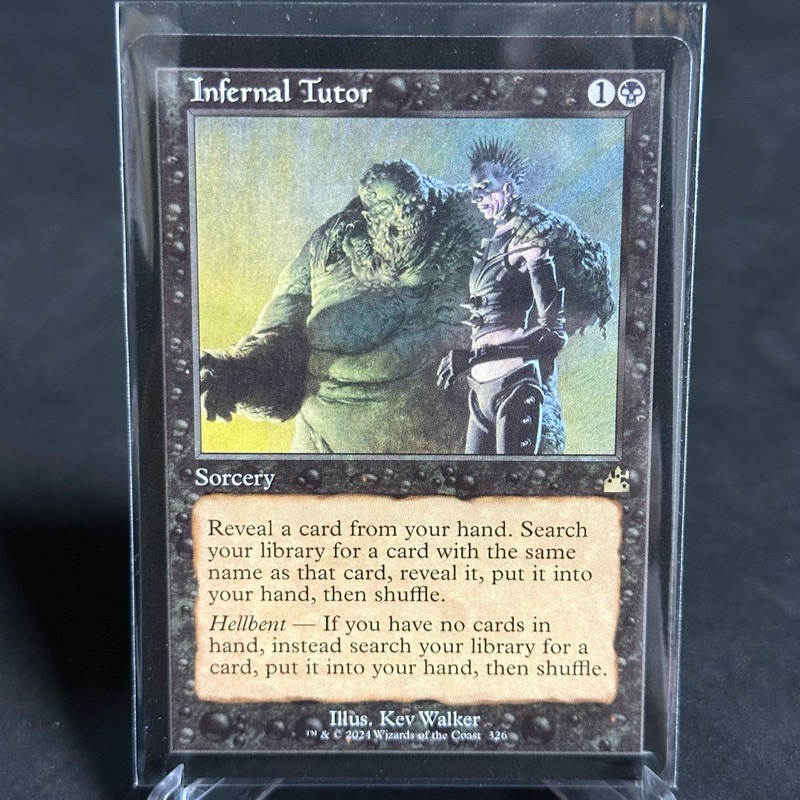 Ravnica Remastered Variants: Infernal Tutor (0326 - Retro Frame ...