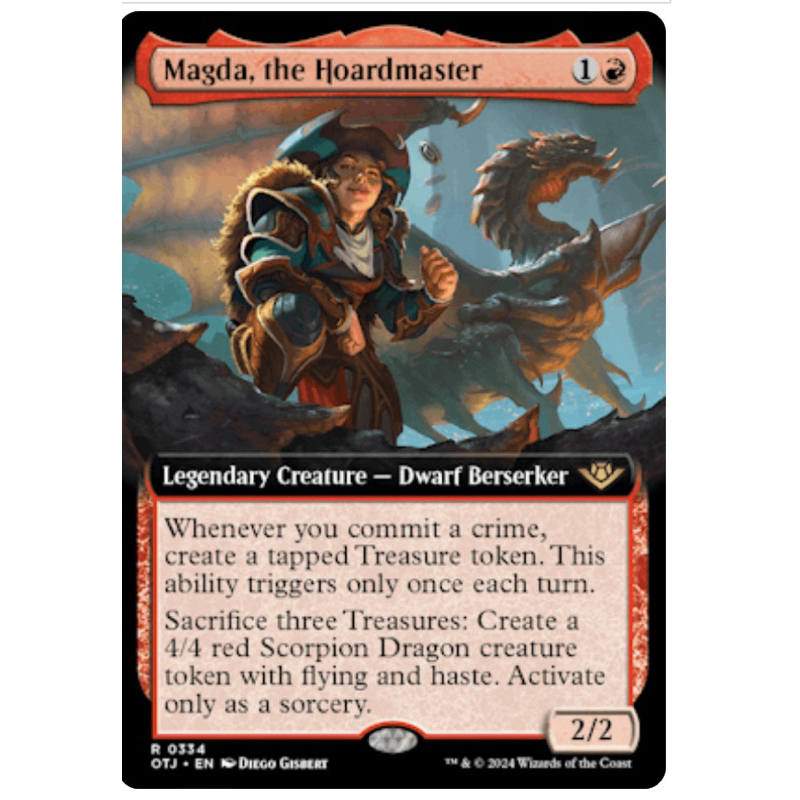 Outlaws of Thunder Junction Variants: Magda, the Hoardmaster (0334 ...
