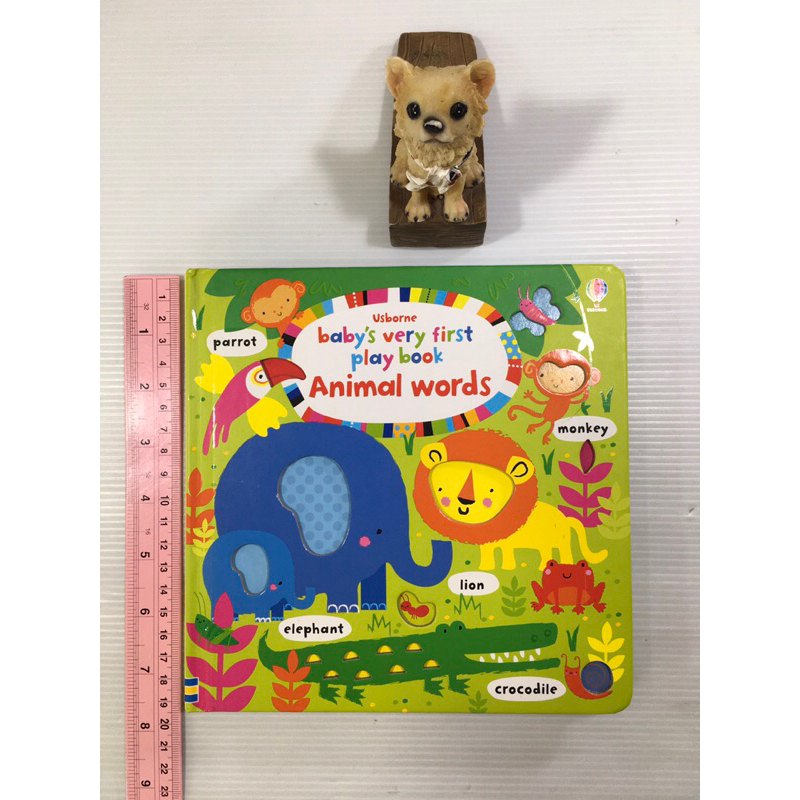 Usborne baby’s very first play book Animal words หนังสือภาษาอังกฤษ (มือ ...