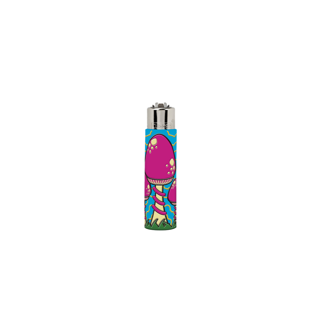 [ราคาต่อ 1 ชิ้น ] ไฟแช็ค CLIPPER POP | Color Mush ลายเห็ด | Shopee Thailand