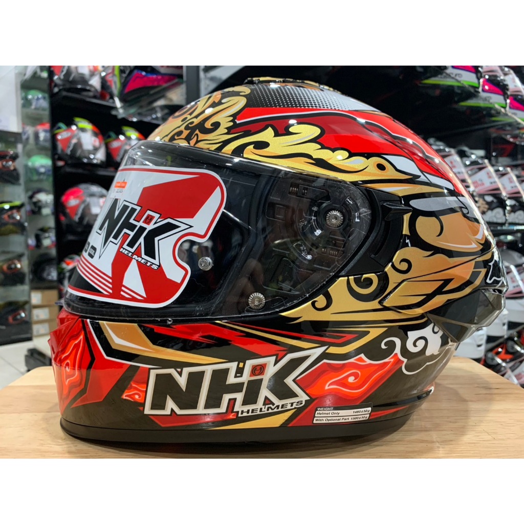 หมวกกันน็อค NHK Helmets K5R เปิดตัวโมเดลใหม่ล่าสุด!! 2024 Full Face มีแว่นสองชั้น | Shopee Thailand