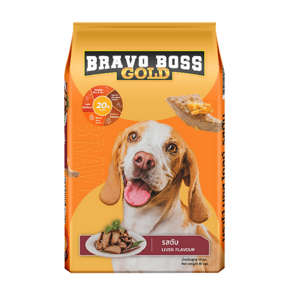 Bravo Boss Gold อาหารสุนัข (10 kg) บราโว่ บอส โกลด์ | Shopee Thailand