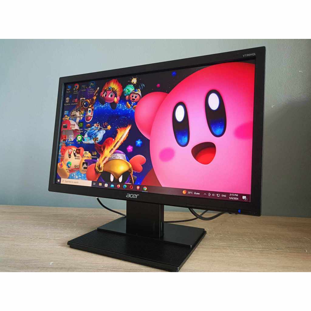จอคอมพิวเตอร์ Acer LED 18.5 นิ้ว รุ่น V196HQL สภาพสวยเกรด A ไม่มีตำหนิ ...