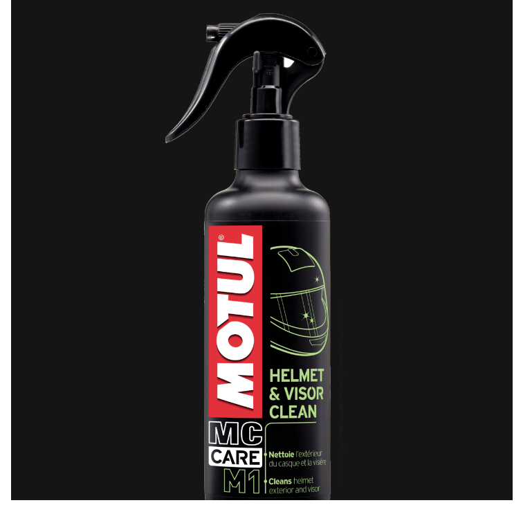 💚 ของแท้ 💚 MOTUL MC CARE M1 HELMET & VISOR CLEAN 250 ml. สเปรย์ทำความ ...