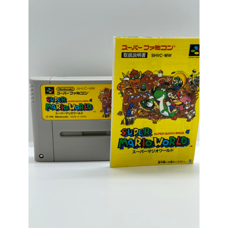 [SFC] Super Mario World 🇯🇵ตลับ + คู่มือ | Shopee Thailand