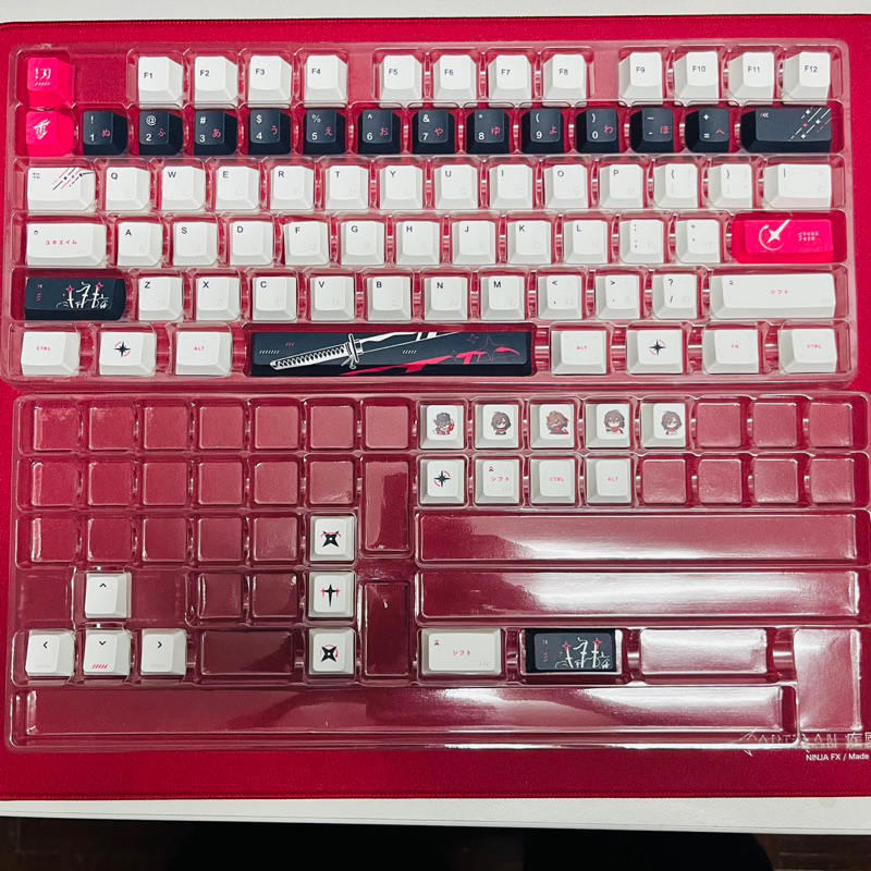 (พร้อมส่งในไทย) Yuki aim katana Keycap คีย์เเคป (Yuki aim polar65 ...