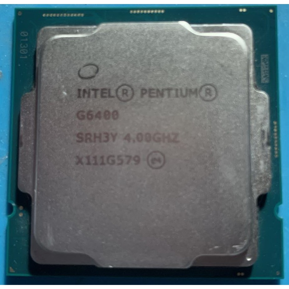 CPU (ซีพียู) INTEL PENTIUM GOLD G6400 4.0 GHz SOCKET LGA 1200 | Shopee ...