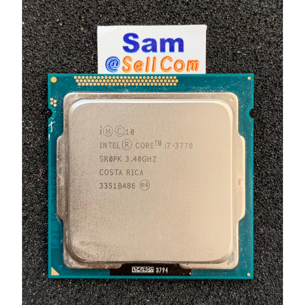 CPU (ซีพียู) INTEL CORE I7-3770 3.4Ghz (SOCKET LGA 1155) มีแต่ตัว CPU ...