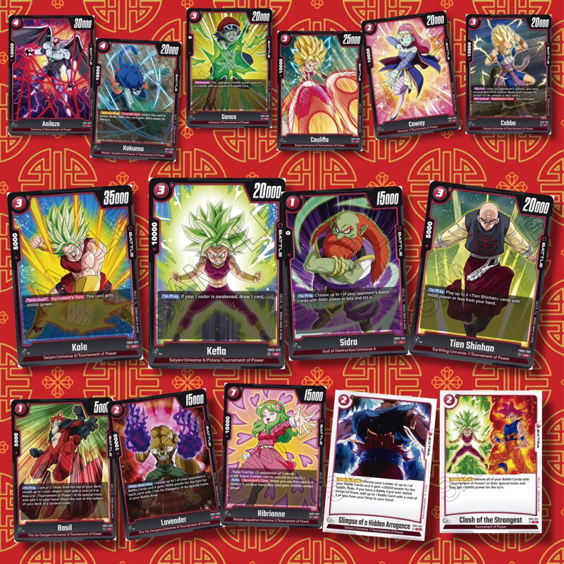 DragonBall Fusion World FB02 JP ระดับ C , UC สีแดง | Shopee Thailand