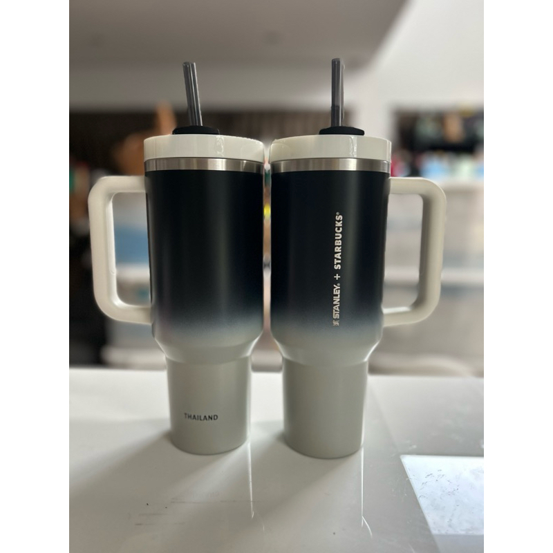 Starbucks Stanley Gradient Black WhiteCold cup 40oz. 🇹🇭 | Shopee Thailand