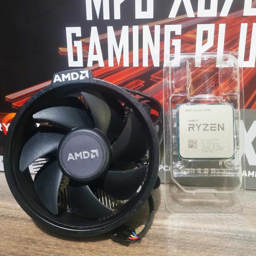 CPU (ซีพียู) AMD RYZEN 3 3100 3.6 GHz (SOCKET AM4) มือ2 (ไม่มีกล่อง ...