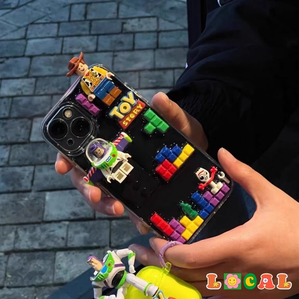 พร้อมส่งในไทย เคสกันกระแทก สำหรับ iPhone 11/12/13/14/15 Pro Max Toy ...