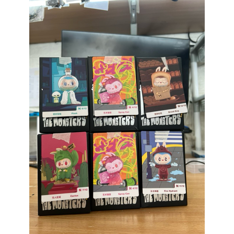Labubu Almost The Monsters Hidden จุ่มเอง ปล่อยต่อ แกะกล่องเช็คการ์ดไม่ ...