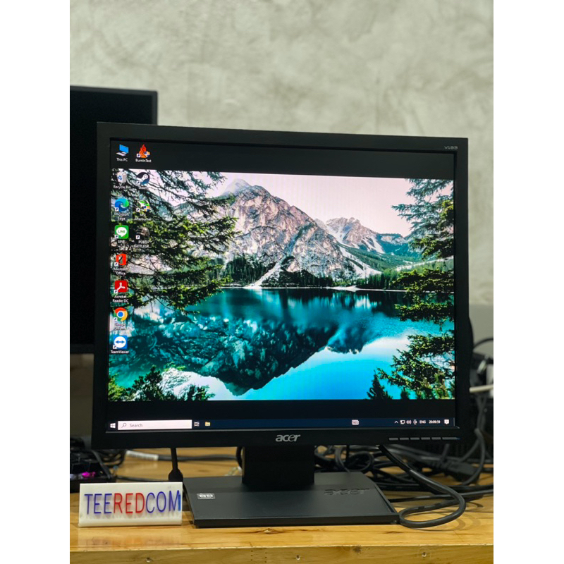 จอคอมพิวเตอร์ จอคอม Acer V193 19 นิ้ว ใช้งาน ปกติ มีพอท dvi / Vga เเถม ...