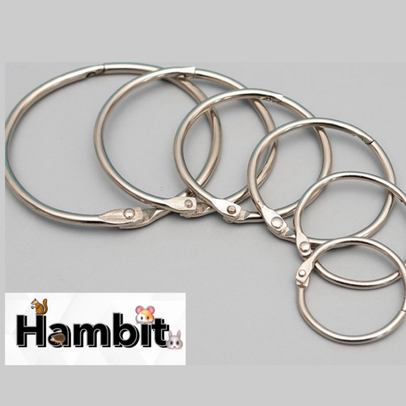 Hambit. ห่วงเหล็กกลม ห่วงกรงนก ล็อคกรง อุปกรณ์นกแก้ว | Shopee Thailand